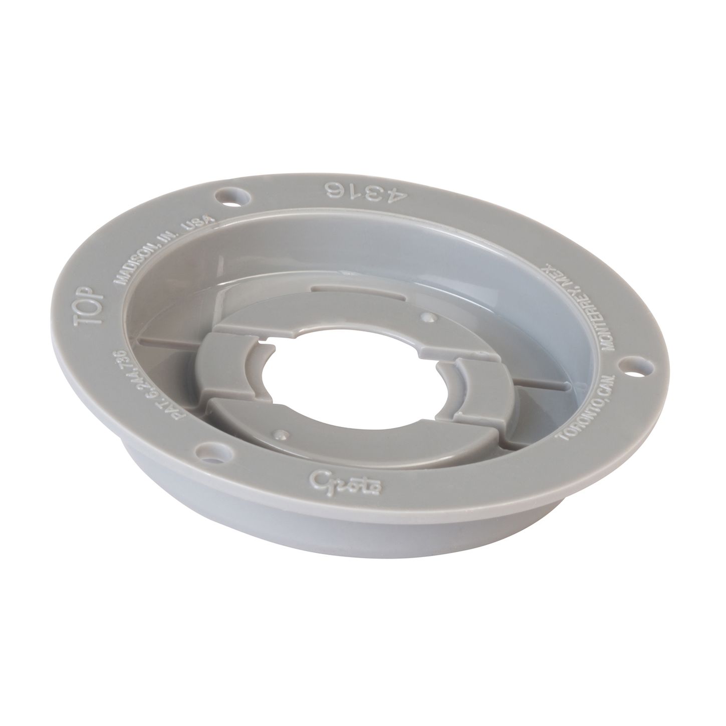 Grote 43160 2.5" MARKER LIGHT BRACKET- FLANGE MOUNT — Great American, Inc.