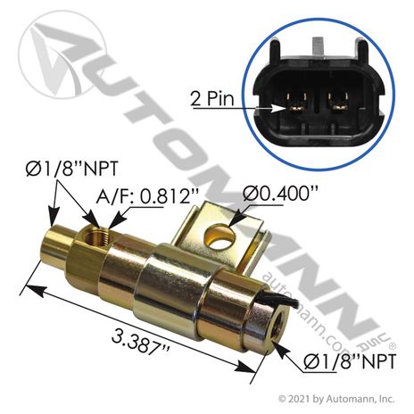 Automann 173.1109 Fan Clutch Solenoid Valve — Great American, Inc.